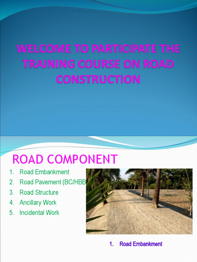 2-Road Pavement Construction | PDF | Road Surface | Brick