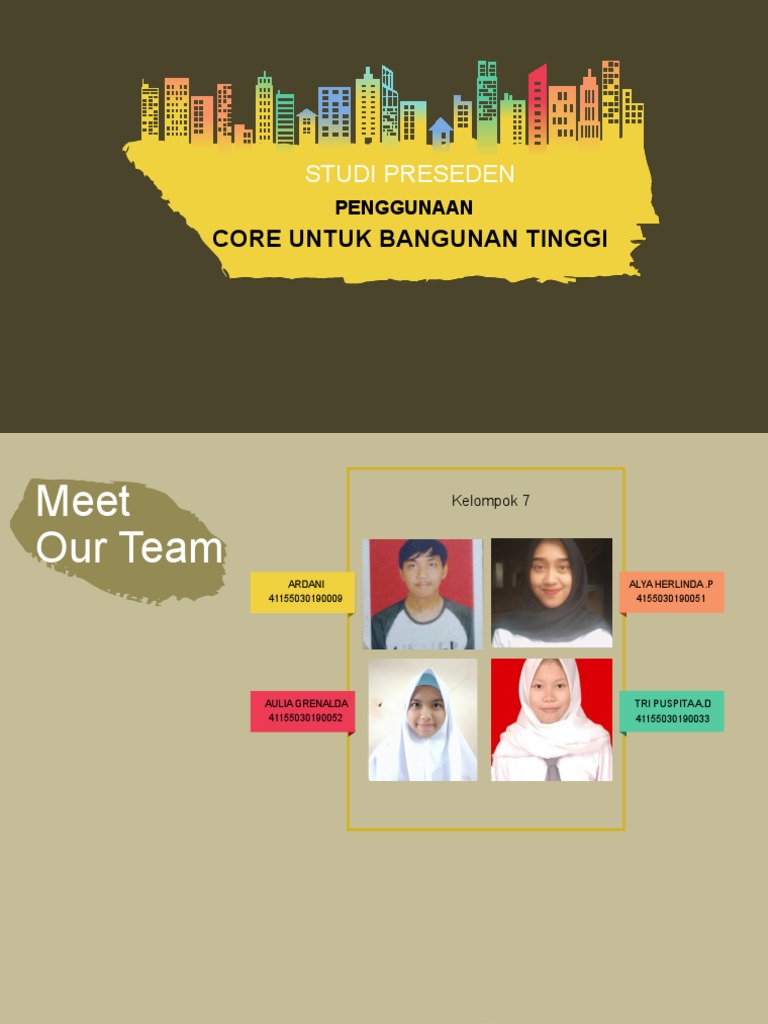 Kelompok 7 - Penggunaan Core Pada Bangunan | PDF