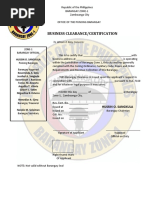 Certificate For Business Closure | PDF