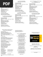 Divine Service Program | PDF | Hymns | Prayer