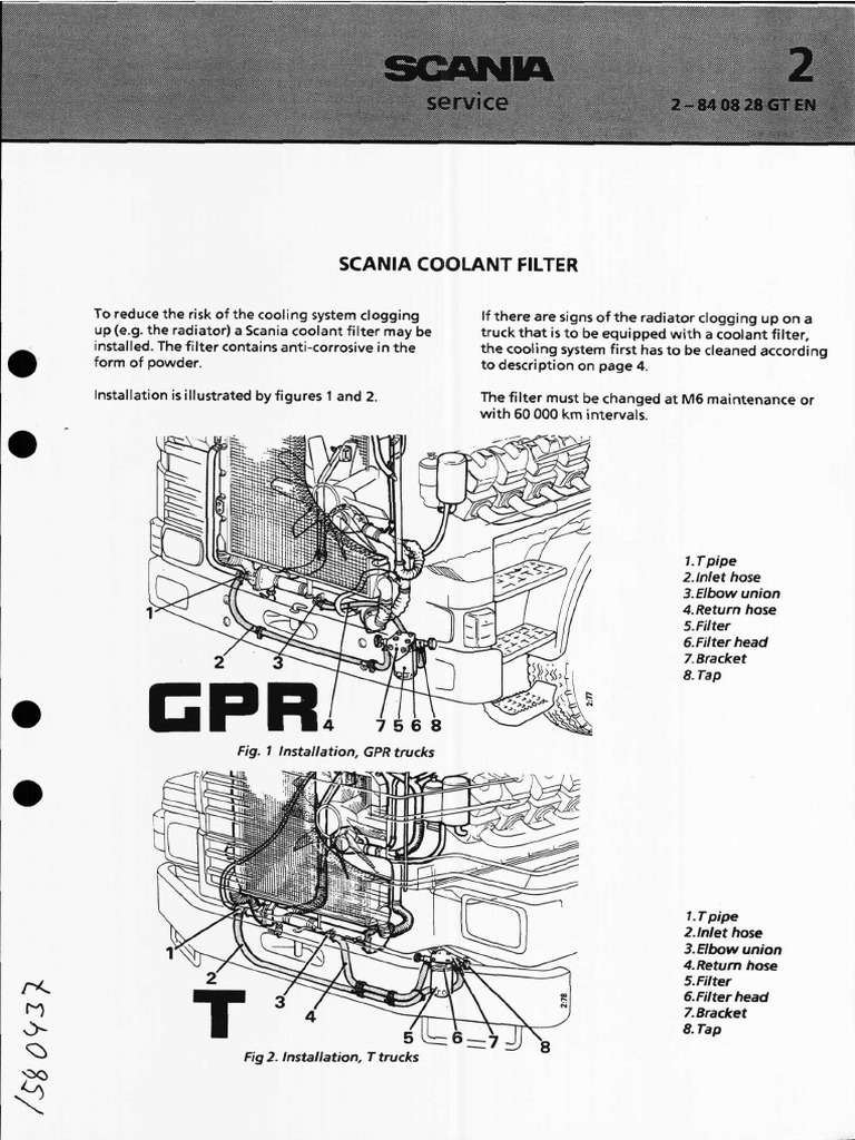 02-84 08 28 Scania Coolant Filter | PDF