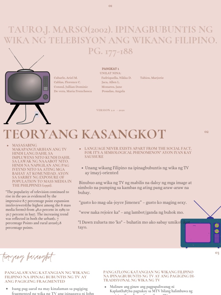 Tauro, J. Marso (2002) - Ipinagbubuntis NG Wika NG Telebisyon Ang ...