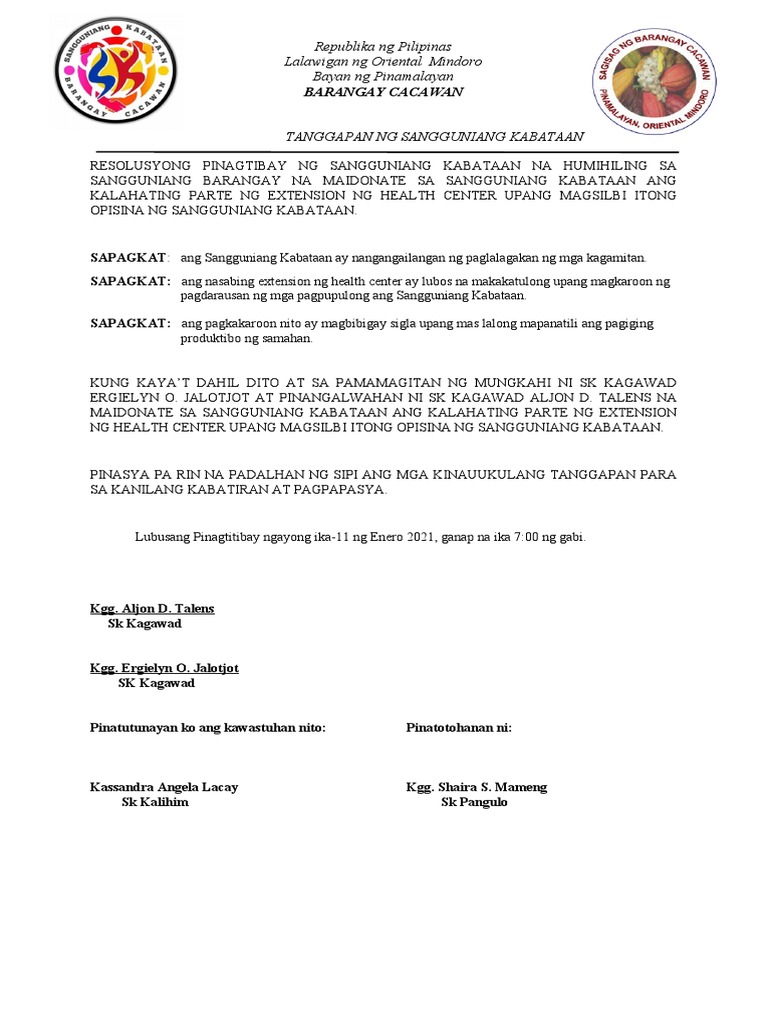 Resolution SK Hall | PDF