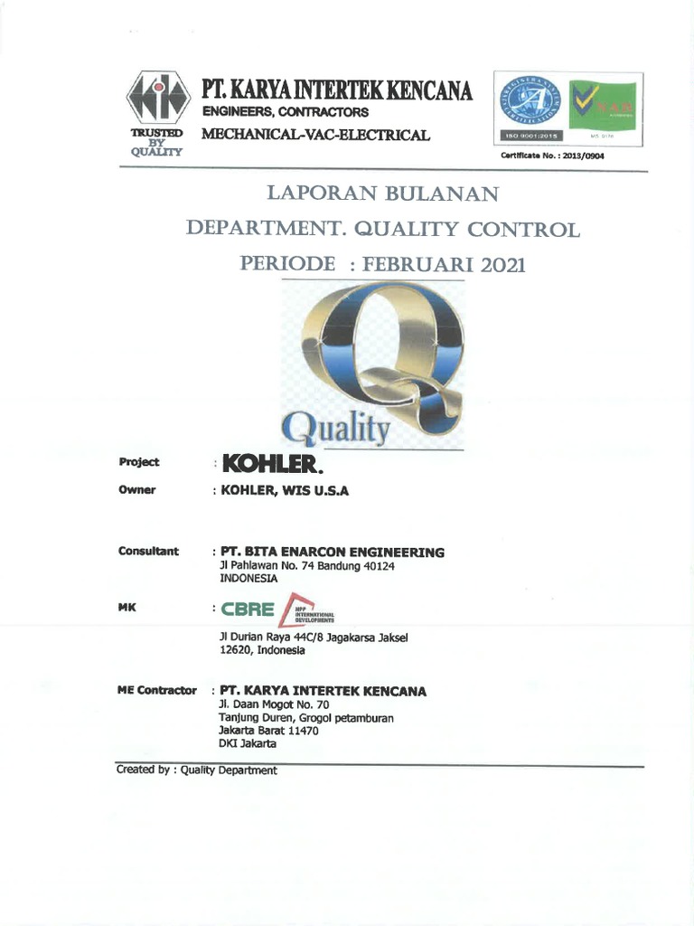 Lampiran MEMO Ke HRD 003 - Laporan Defect List | PDF