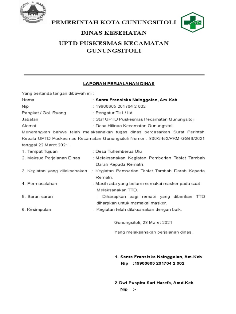 LPD Pemberian Tablet Penambah Darah | PDF | Pengembangan Diri ...