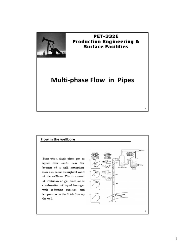 Multiphase Flow in Pipes | PDF | Fluid Dynamics | Liquids