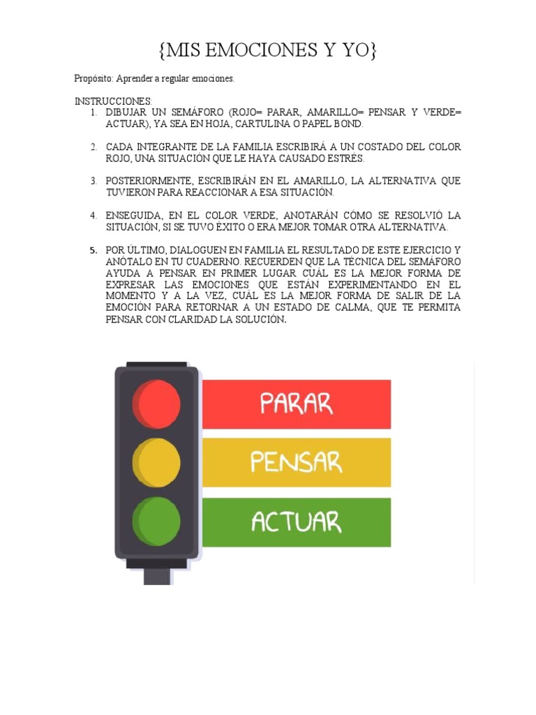 Mis Emociones y Yo | PDF