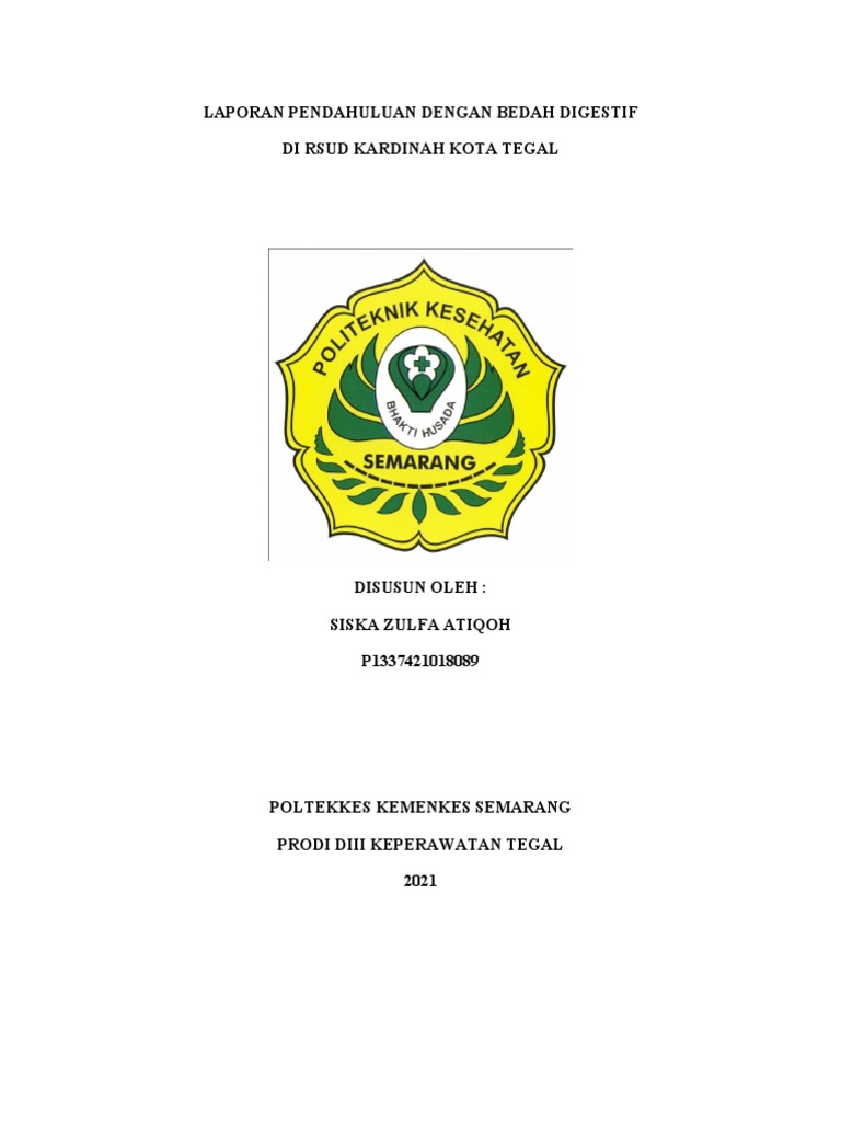 Laporan Pendahuluan Dengan Bedah Digestif - Siska | PDF