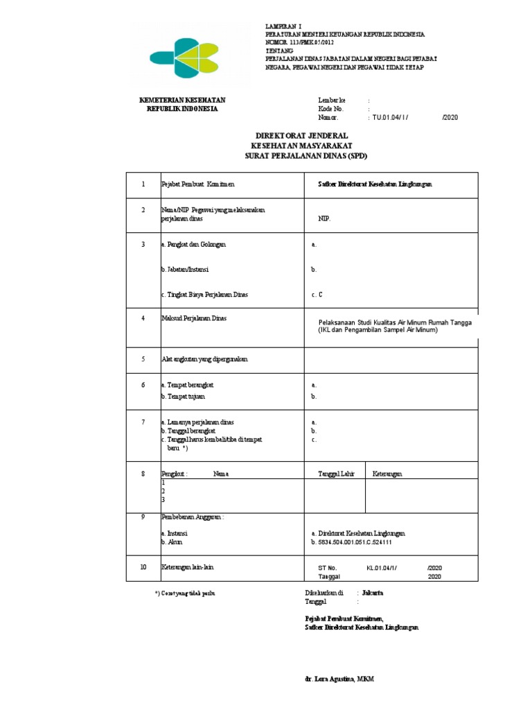 Form SPPD Excel - Enum | PDF