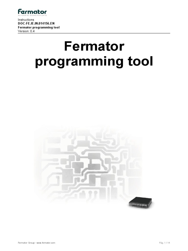 Understanding the Fermator Programming Tool | PDF | Menu (Computing ...