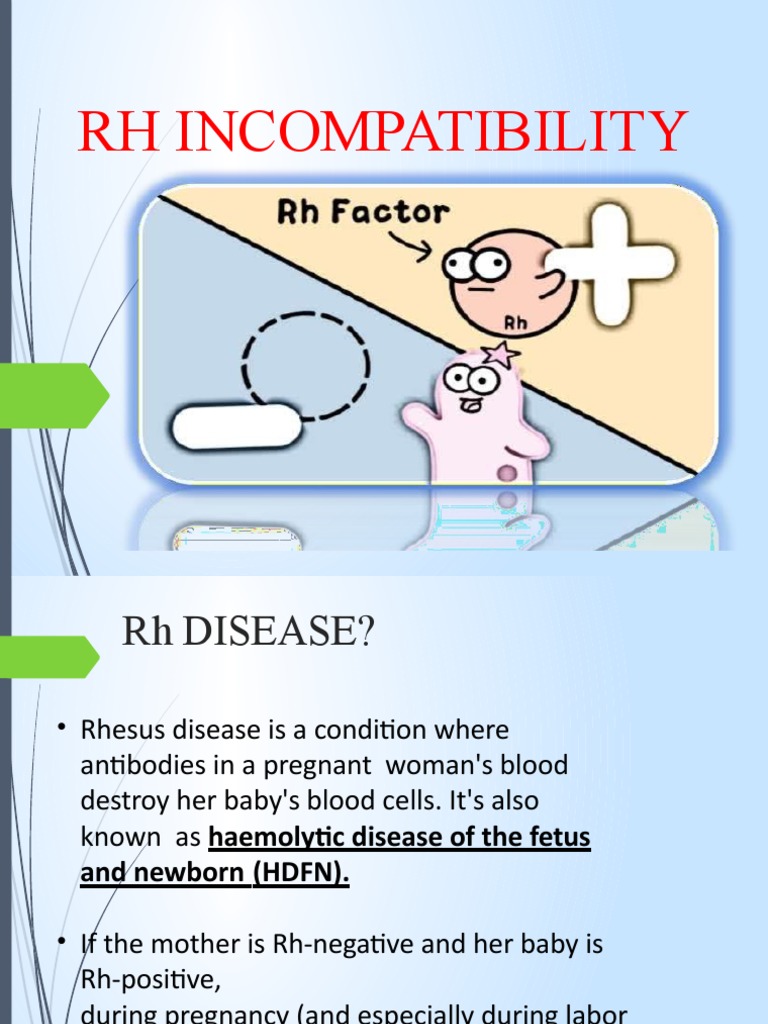 RH Incompatibility | PDF | Pregnancy | Body Fluids