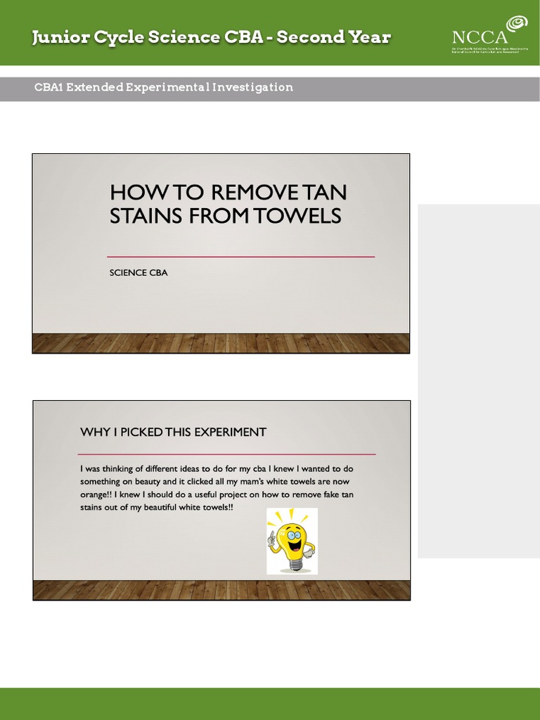 Second Year Science CBA Ideas | PDF | Data | Methodology