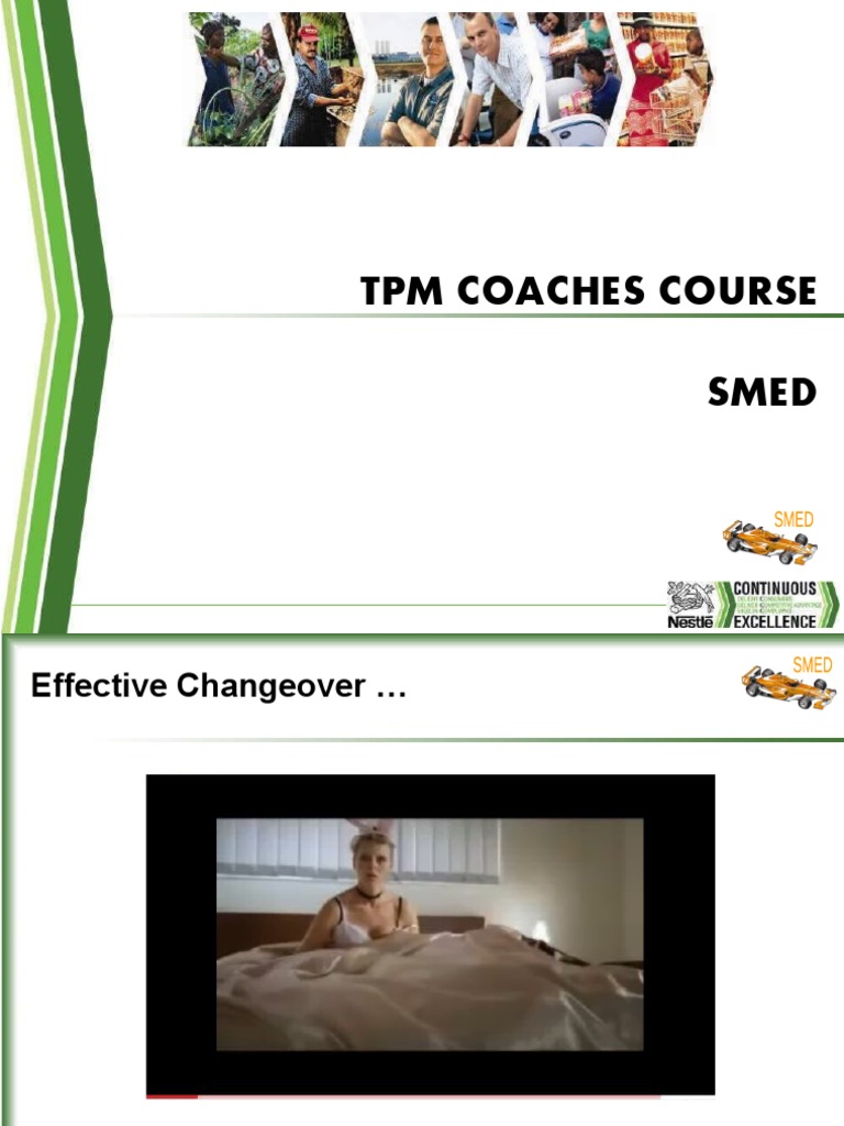 TPM Coaches Course Smed | PDF | Industries