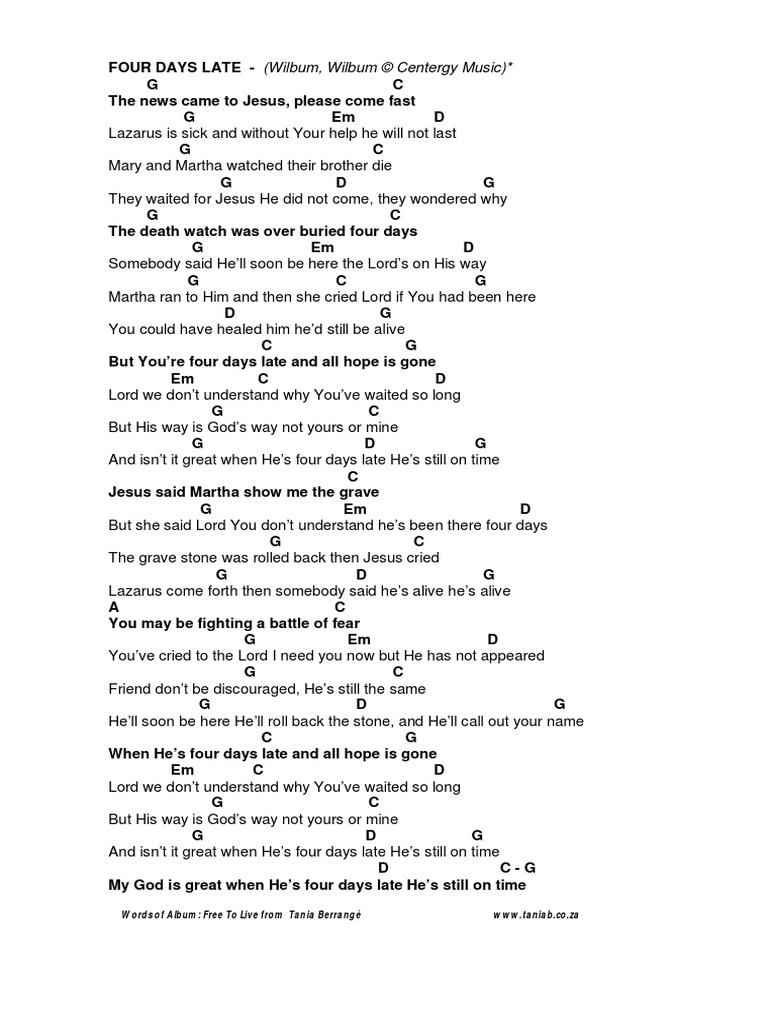 Four Days Late | PDF | Jesus