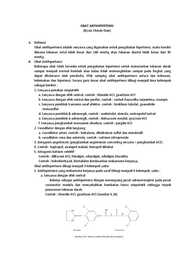 Antihipertensi (Bryan Chindy Dian) | PDF