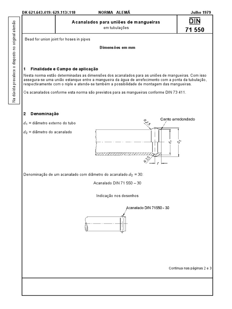 DIN 71550 Portugues | PDF