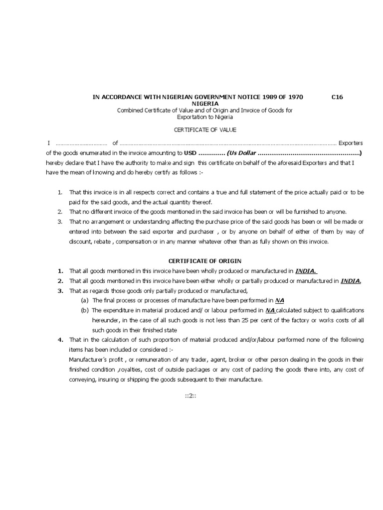 Ccvo Format | PDF | Cost | Prices