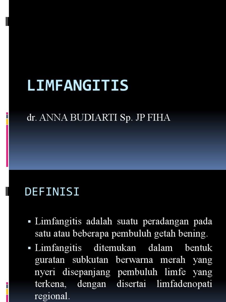 Limfangitis | PDF