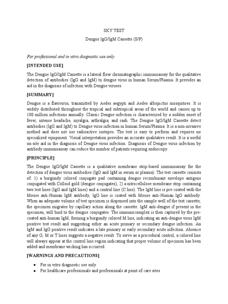 Sky Test | PDF | Antibody | Immunoglobulin G