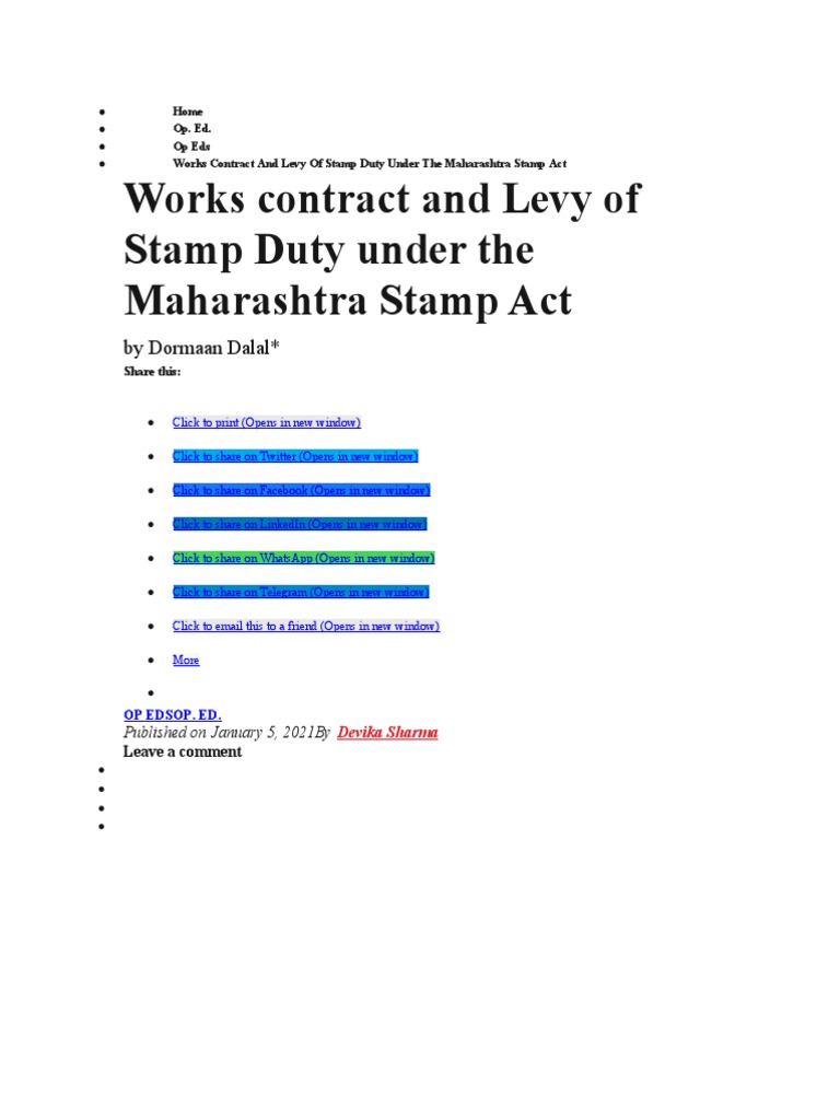 Stamp Duty | PDF | Supreme Court Of India | Value Added Tax