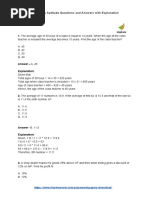 HCL Tech Aptitude Test Sample Questions With Answers | PDF | Table ...