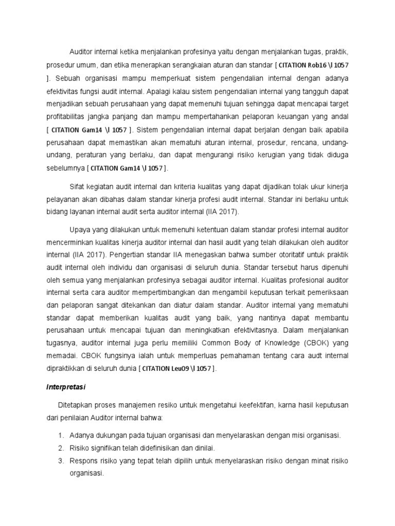 Audit Internal Bab 1 Hal 23-31 | PDF