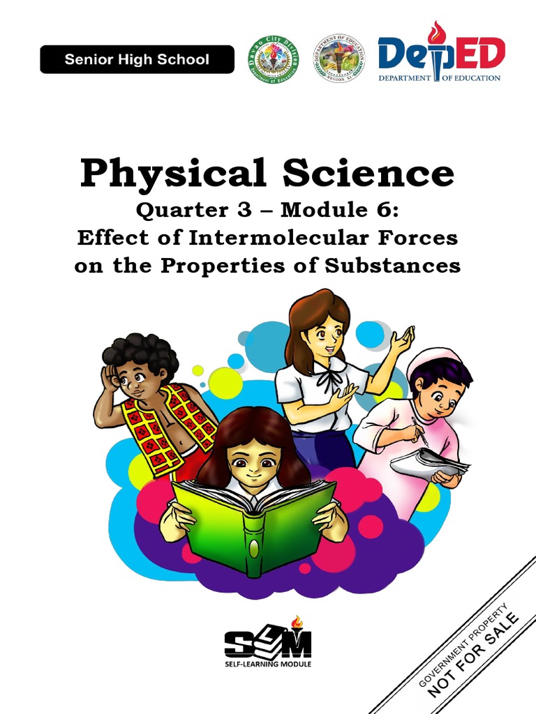 Q3 G11 Physical Science Module 6 | PDF | Phase (Matter) | Liquids