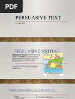 A Learning Plan in Grade 8 Persuasive | PDF | Persuasion | Audience