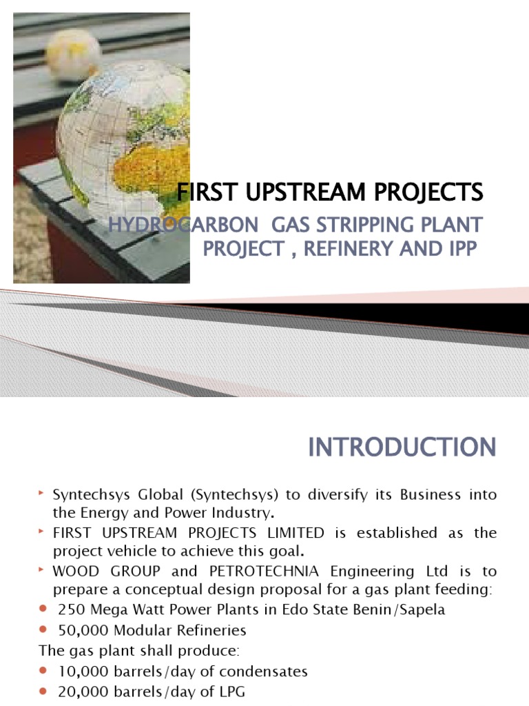 First Upstream Projects-Epc Plan | PDF | Natural Gas Processing ...