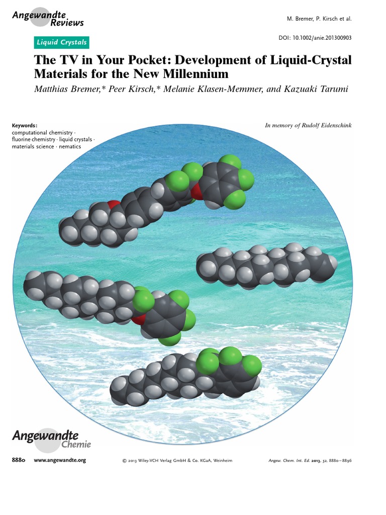 The TV in Your Pocket: Development of Liquid-Crystal Materials For The ...