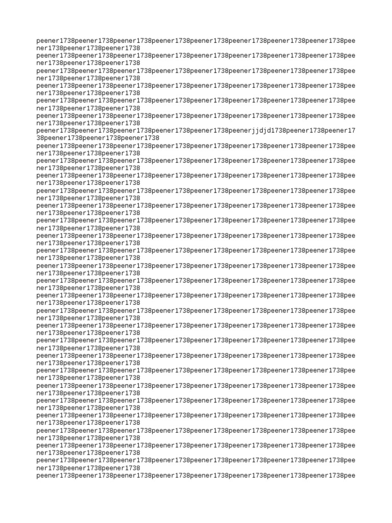Peener 5 | PDF
