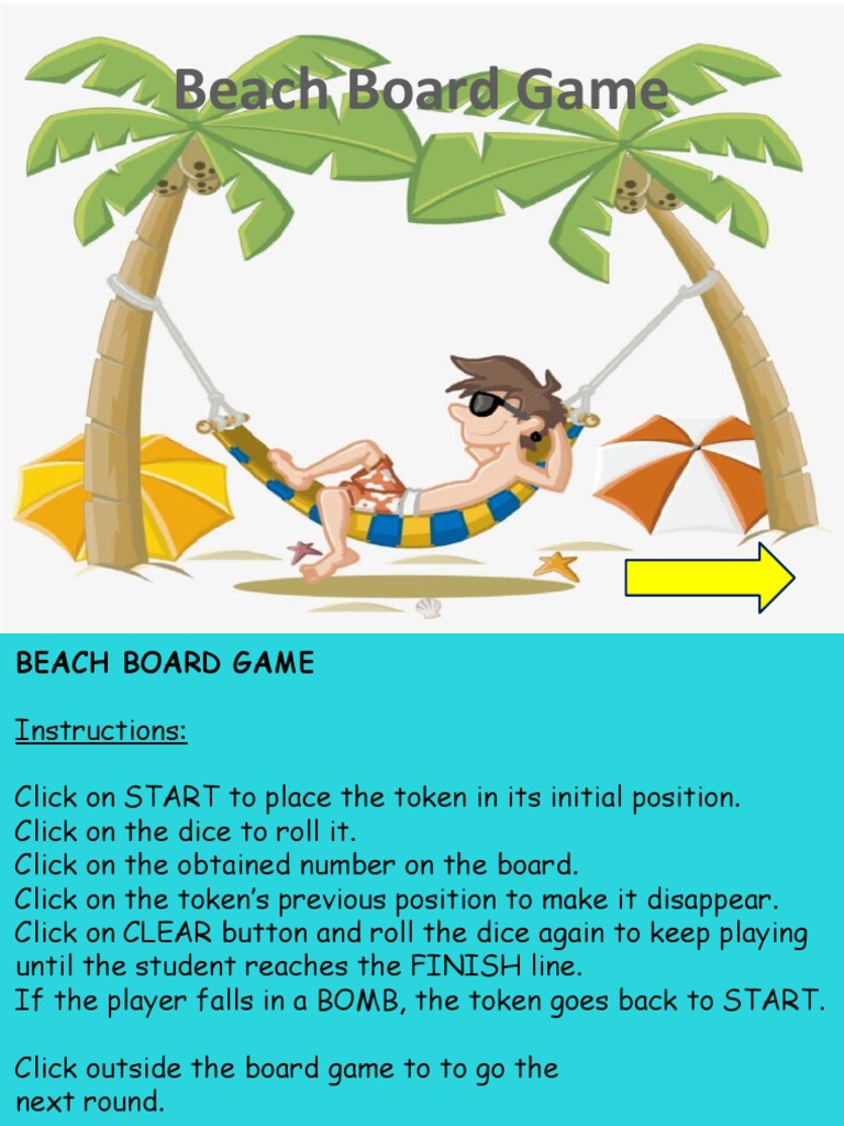 Beach Board Game | PDF