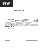 Model Cerere Concediu de Odihna | PDF