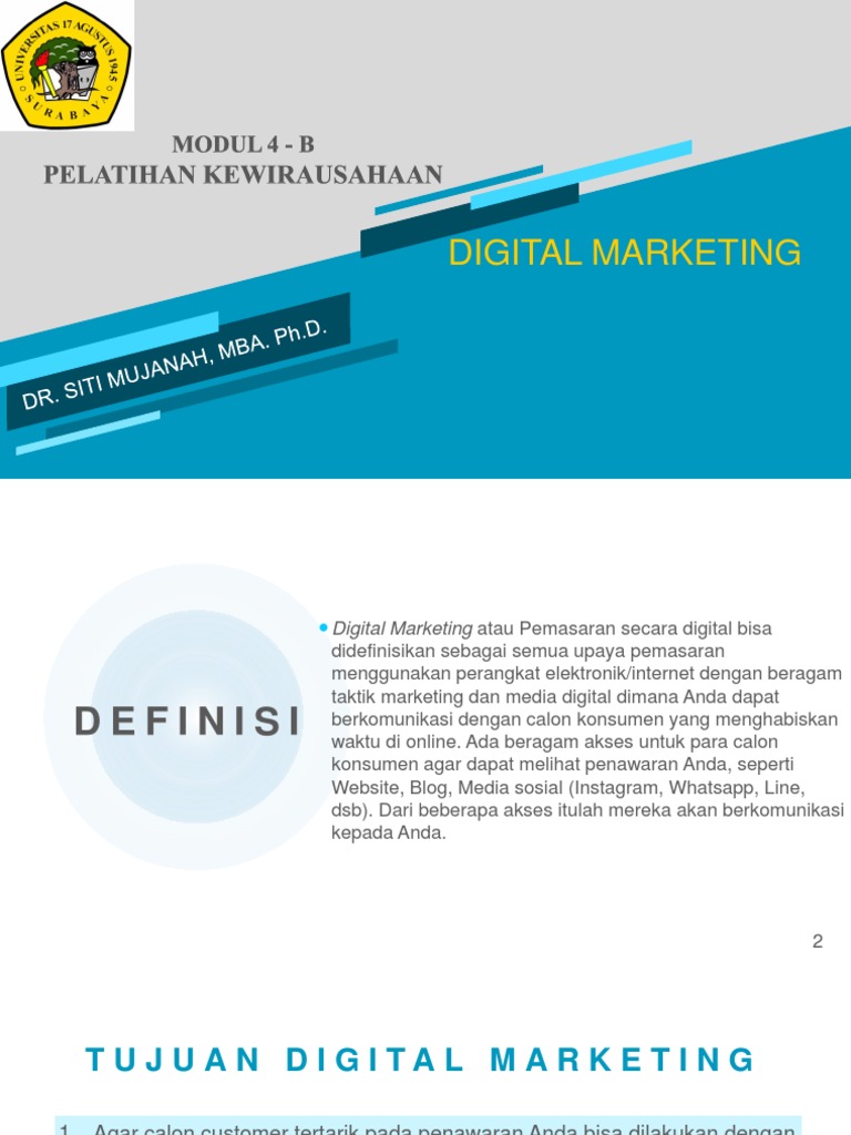 MODUL 4-B - Digital Marketing | PDF
