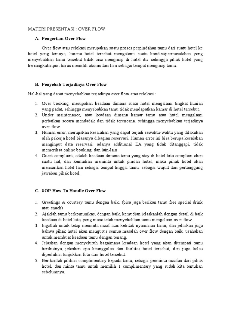 Overflow | PDF