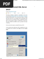 Microsoft SQL Server 2012 Native Client Silent Install | PDF