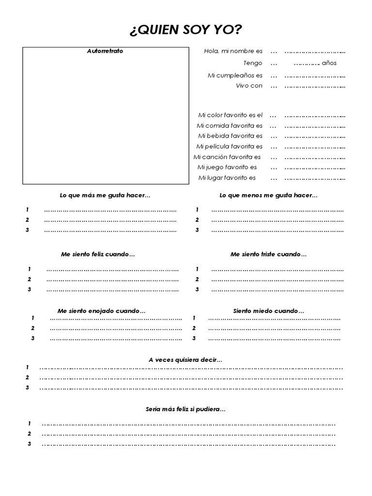 Autoconcepto en Niños | PDF