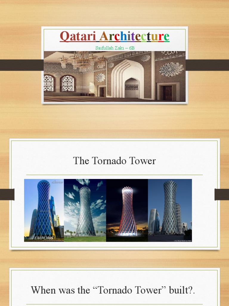 Qatari Architecture | PDF