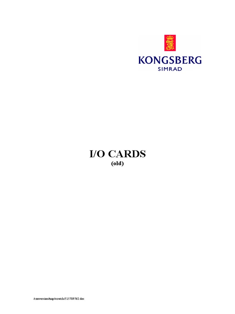 Understanding Legacy I/O Cards: A Guide to the Technical Specifications ...