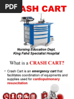 Crash Cart Check List | PDF | Syringe | Catheter