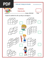 Ejercicios de conteo de cubos para primaria | PDF