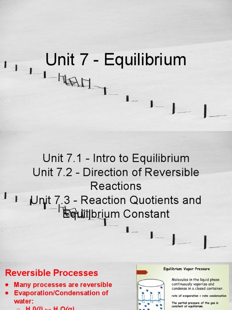 Unit 7 - Equilibrium Notes | PDF | Solubility | Carbonate