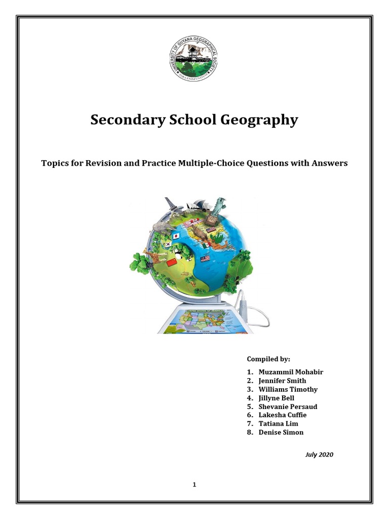 Geography Revision Guide for CSEC | PDF | Weathering | Plate Tectonics