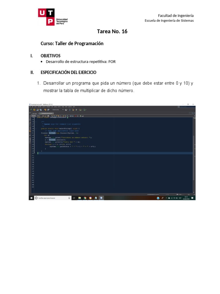 S08 - Tarea Estructura para | PDF