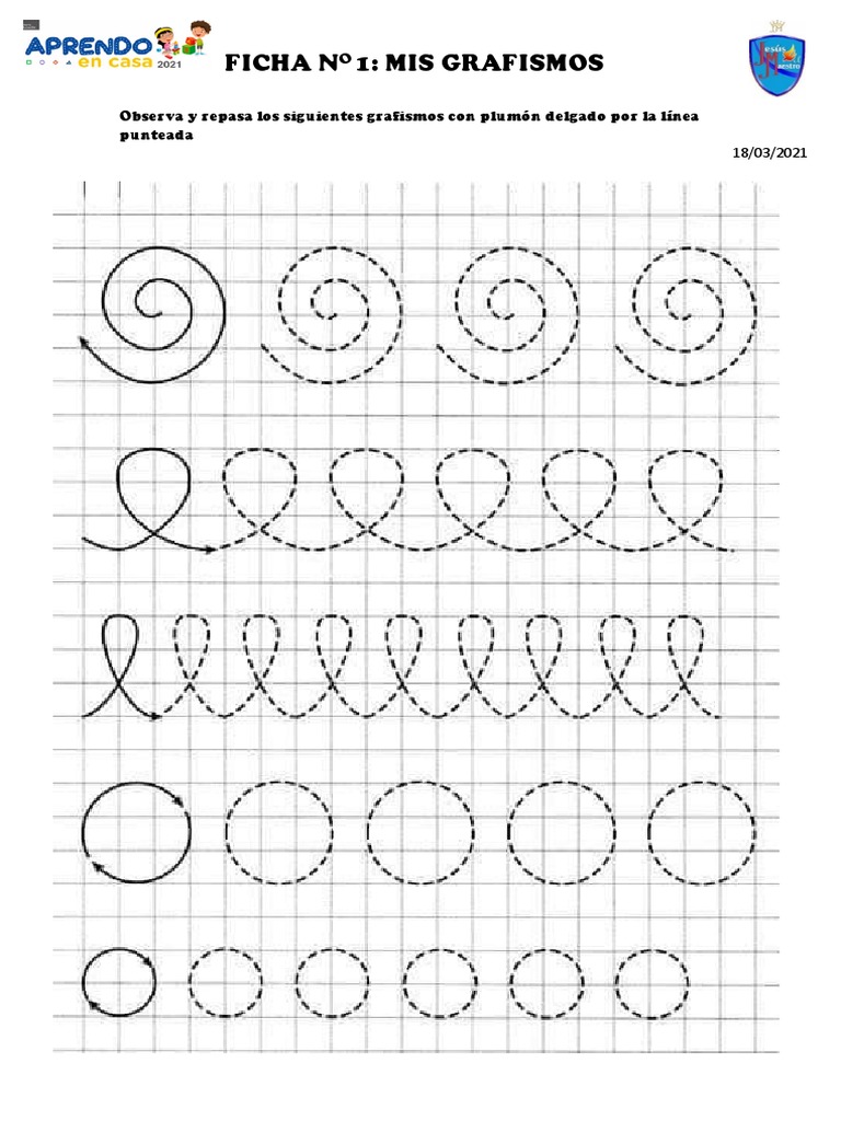 Fichas de Grafismos 1 | PDF