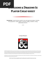 D&D 5E Combat Actions Cheat Sheet | PDF | Gaming | Leisure