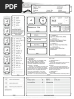 Mörk Borg - Core - Character Sheet - Printer Friendly PDF | PDF