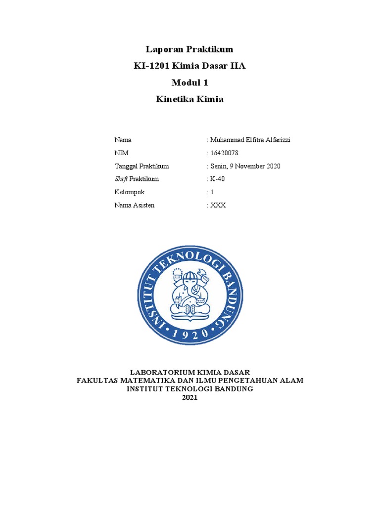 Format Laporan Lengkap Pdf