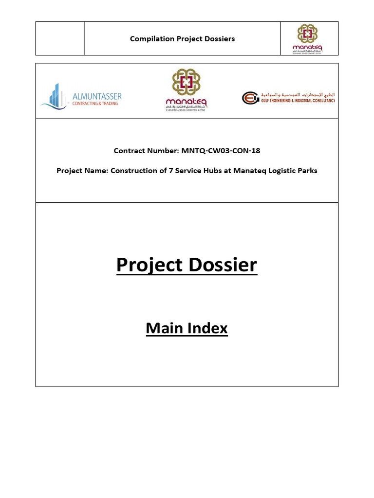Project Dossier | PDF | Specification (Technical Standard) | Technical ...