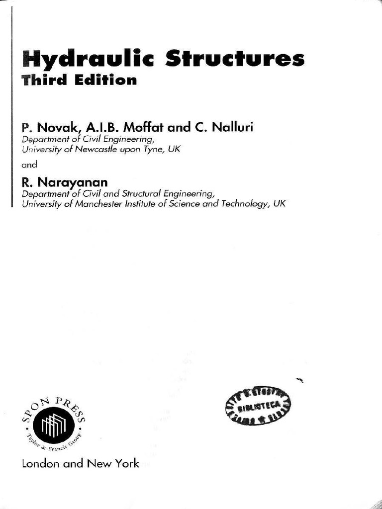 Hydraulic: Structures | PDF | Spillway | Dam